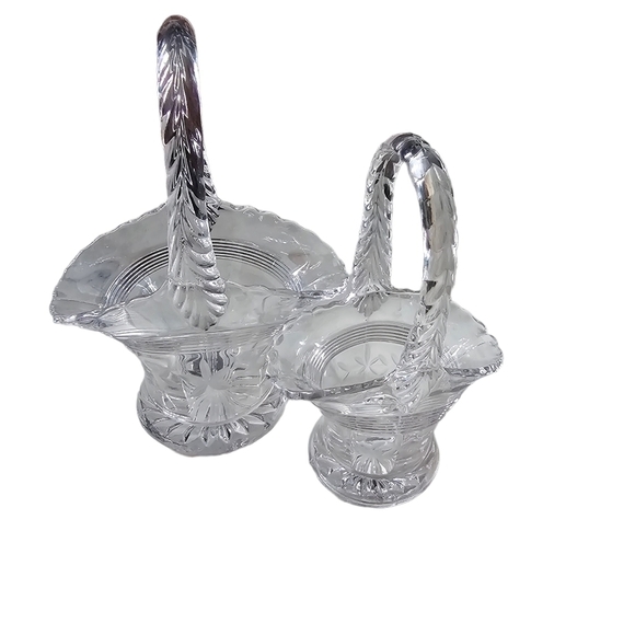 Accents | Vintage Glass Baskets | Poshmark